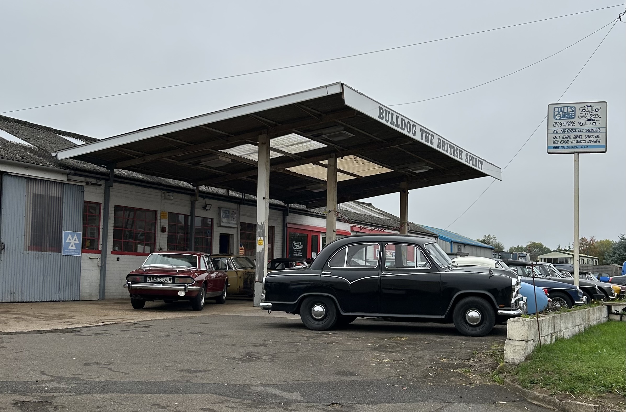 Hall's Garage Open Day November 1st - 10am - 2pm - MGCC Lincolnshire